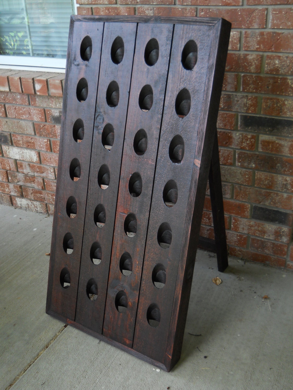 French Riddling Rack Wine Rack Riddling Rack 28 Bottle | Etsy