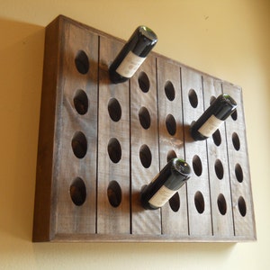 French Riddling Rack Wine Rack Riddling Rack 28 Bottle - Etsy Nederland