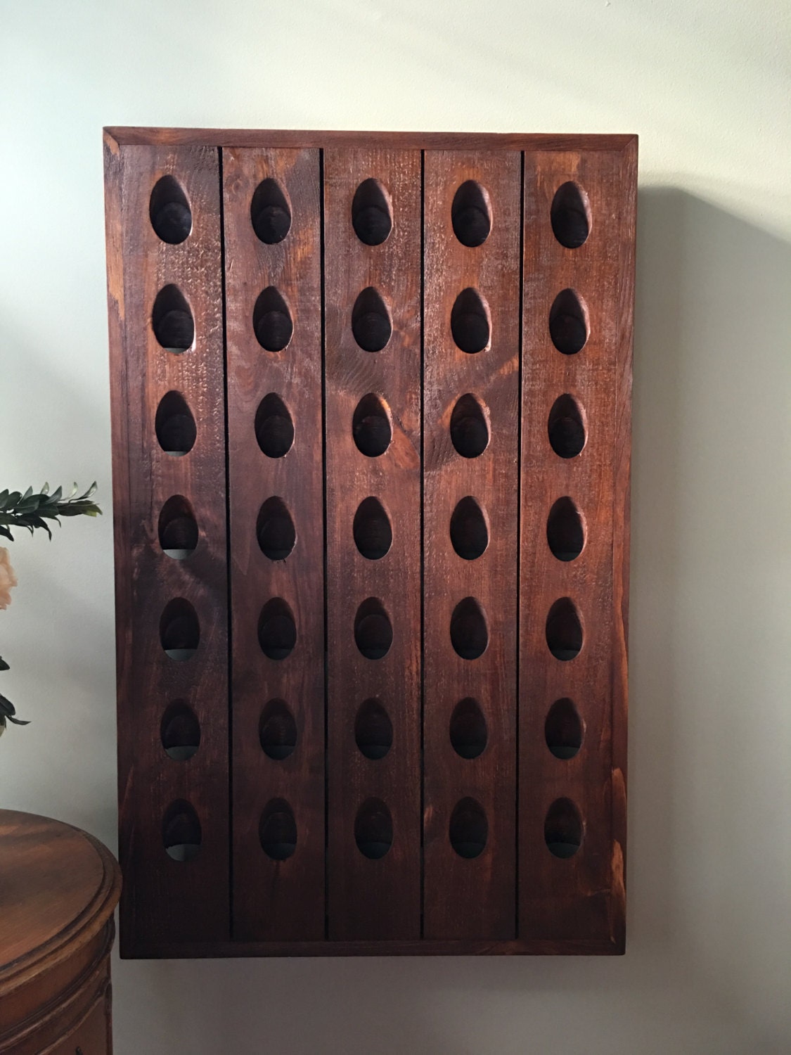 French Riddling Rack Wine Rack Riddling Rack 35 Bottle - Etsy