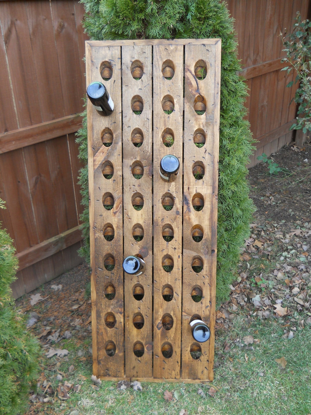 French Riddling Rack, Wine Rack, Riddling Rack, 40 Bottle Riddling Rack ...