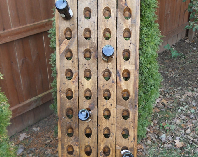 French Riddling Rack Wine Rack Riddling Rack 40 Bottle - Etsy