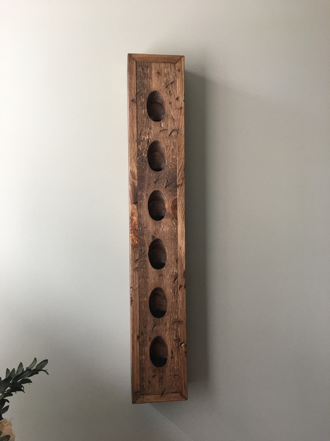 French Riddling Rack: Rustic Wine Bottle Display - Etsy