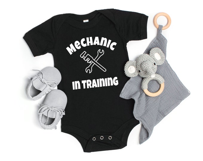 Daddy's Little Mechanic Infant Outfit, Personalized - Etsy