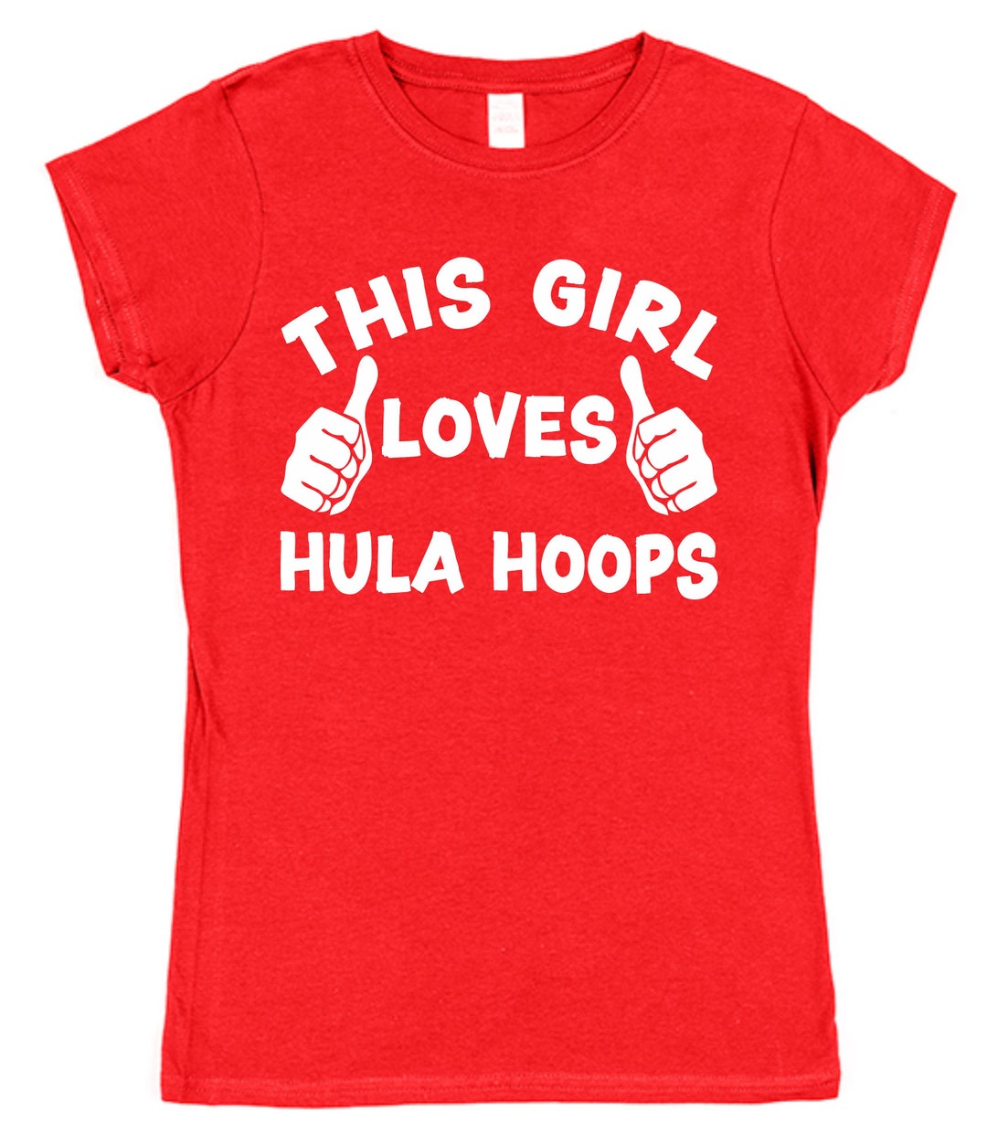 This Guy OR Girl Loves Hula Hoops T-shirt Unisex for Adults & Children ...