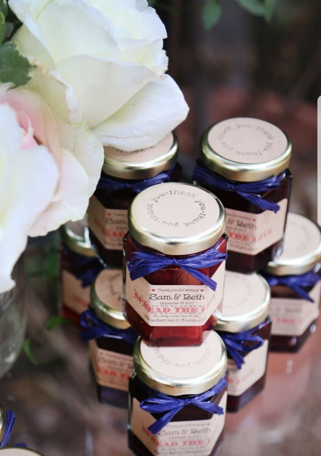 55 Mini Jam Jar Favors: Personalized Wedding Shower Favors, 2oz - Etsy