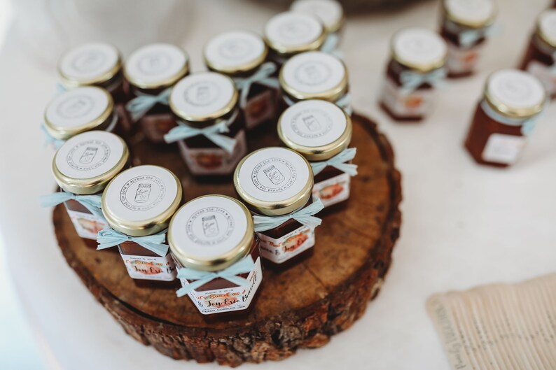 125 1.5oz Jam Rustic Wedding Favors Thank You Favors - Etsy