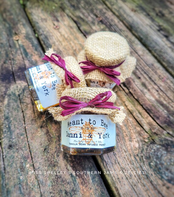 Rustic Wedding Favor, 250 (1.5oz) Personalized Honey Wedding Favors ...