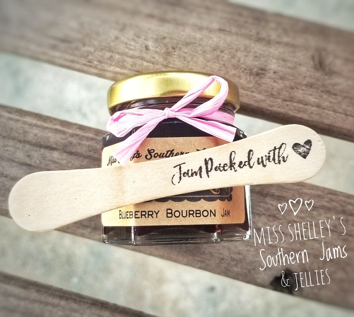 Personalized Jam Favors (2oz): Rustic Wedding, Bridal, Baby Shower - Etsy