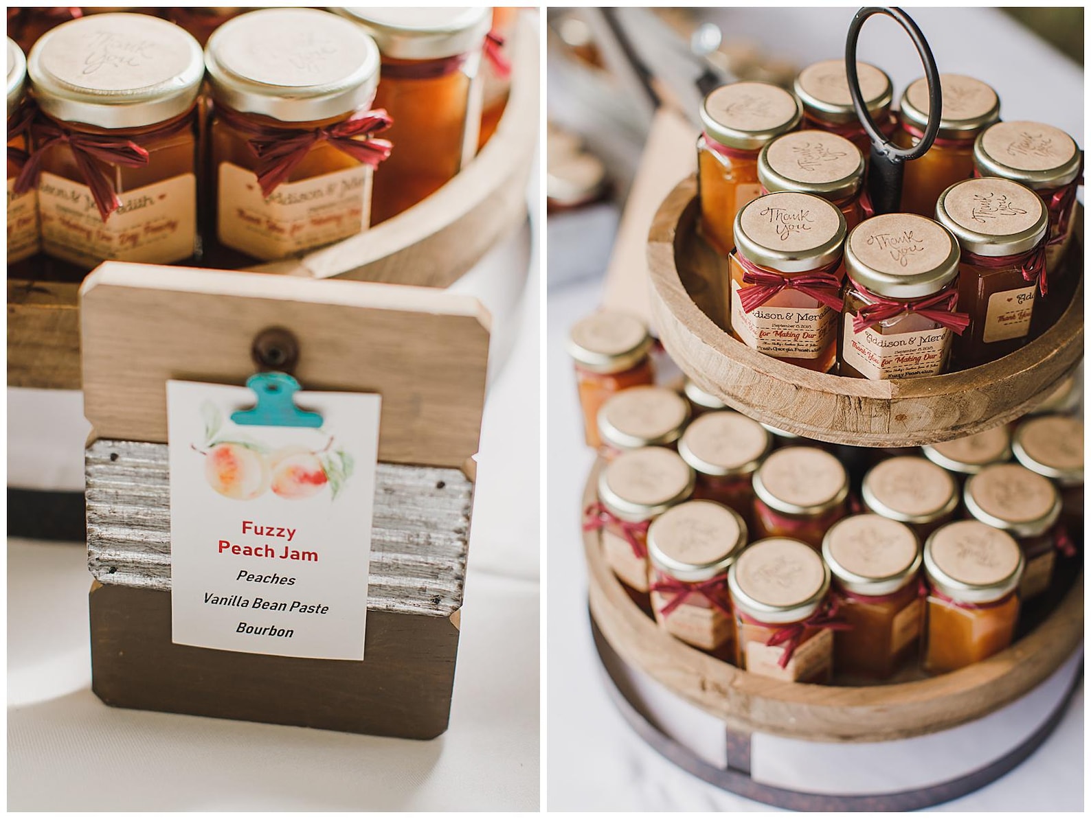 Personalized Mini Jam Wedding Favors: Rustic Hexagon Jars (1.5oz) - Etsy