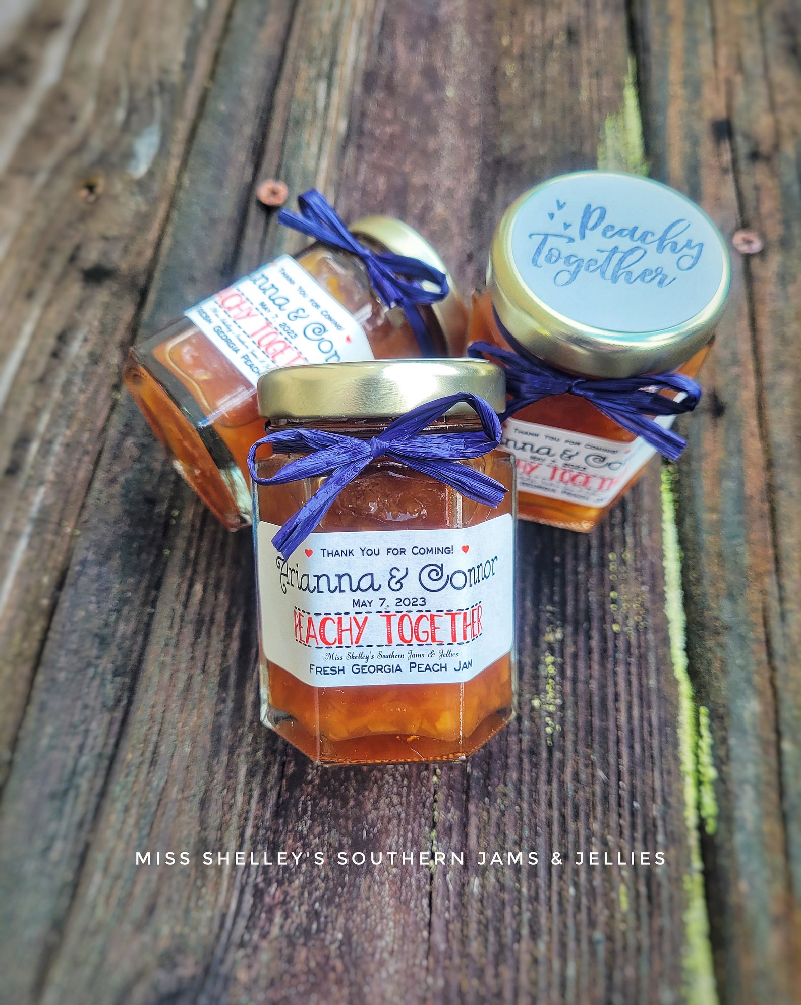Personalized Jam Favors (2oz): Rustic Wedding, Bridal, Baby Shower - Etsy