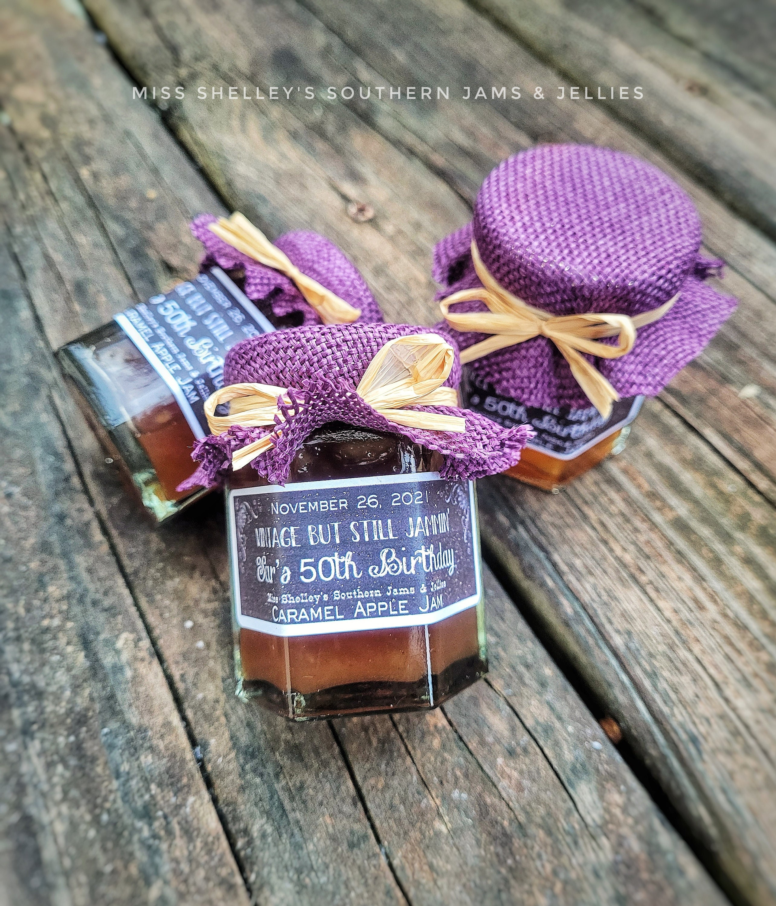 Personalized Birthday Jam Favors 25-45 2oz Vintage Jam Jar | Etsy