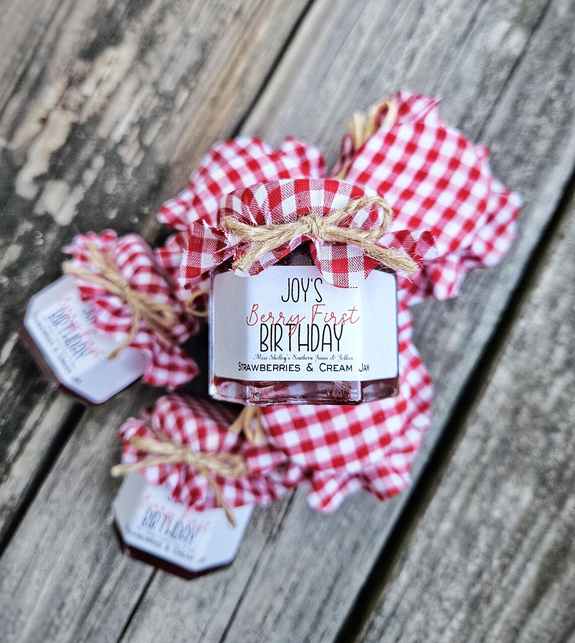 Personalized Jam Favors: Southern Charm, Berry Sweet - 25 (1.5oz) Jars ...