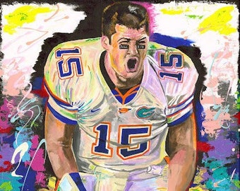 tim tebow coloring page