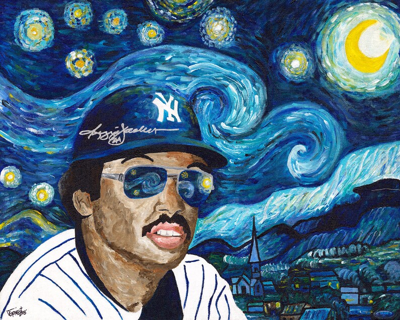 Reggie Jackson, New York Yankees, Yankees, Art, Art Print, - Etsy
