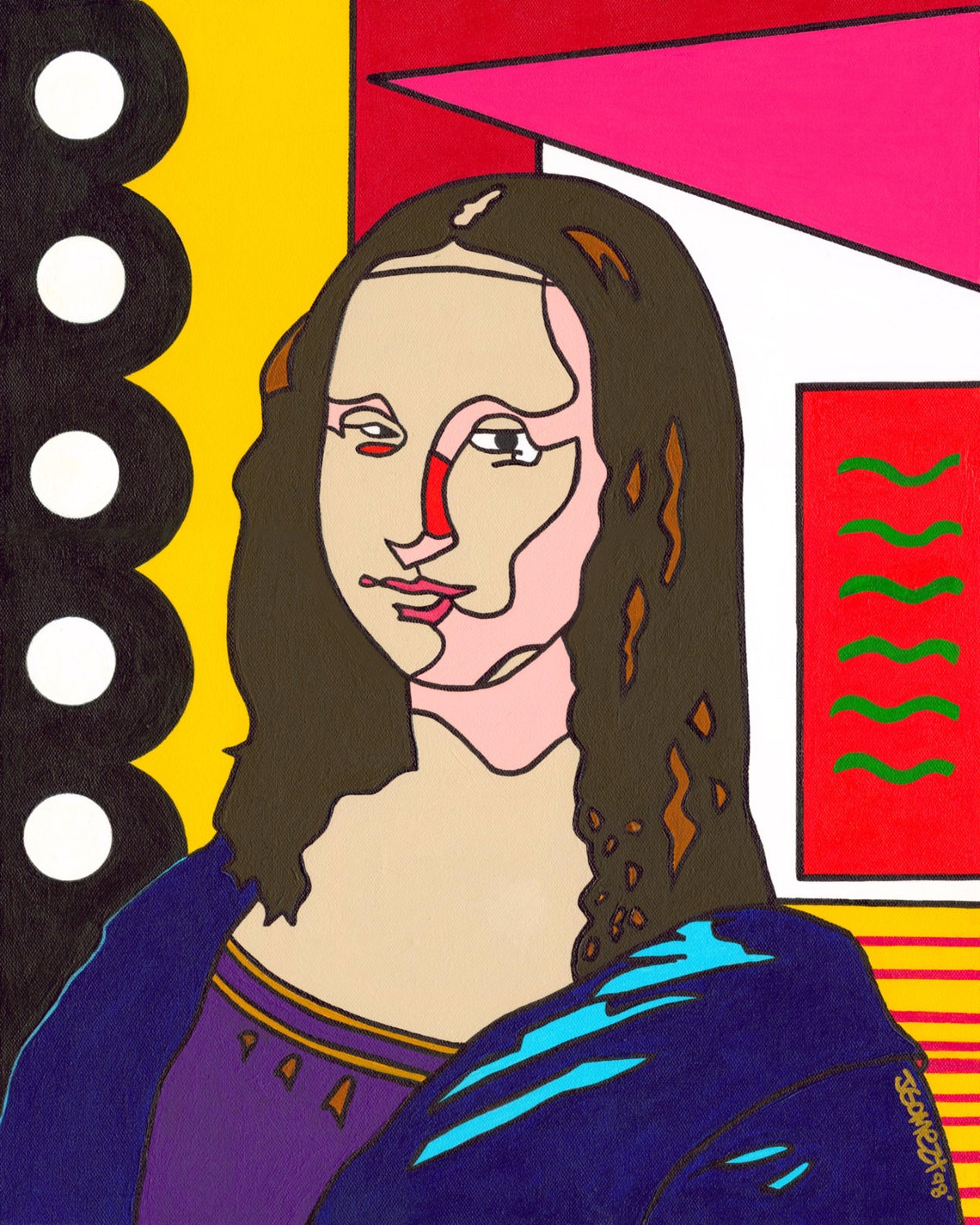 Mona Lisa, Pop Art, Abstract Art, Print, Giclee - Etsy