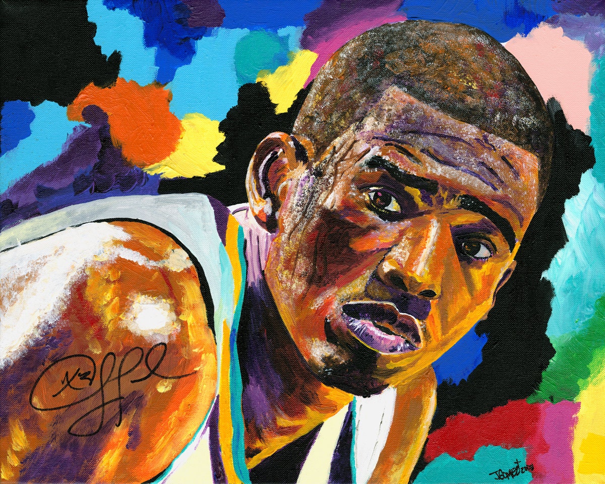 Chris Paul, arte deportivo, Clippers, arte, pintura, impresión, giclée ...