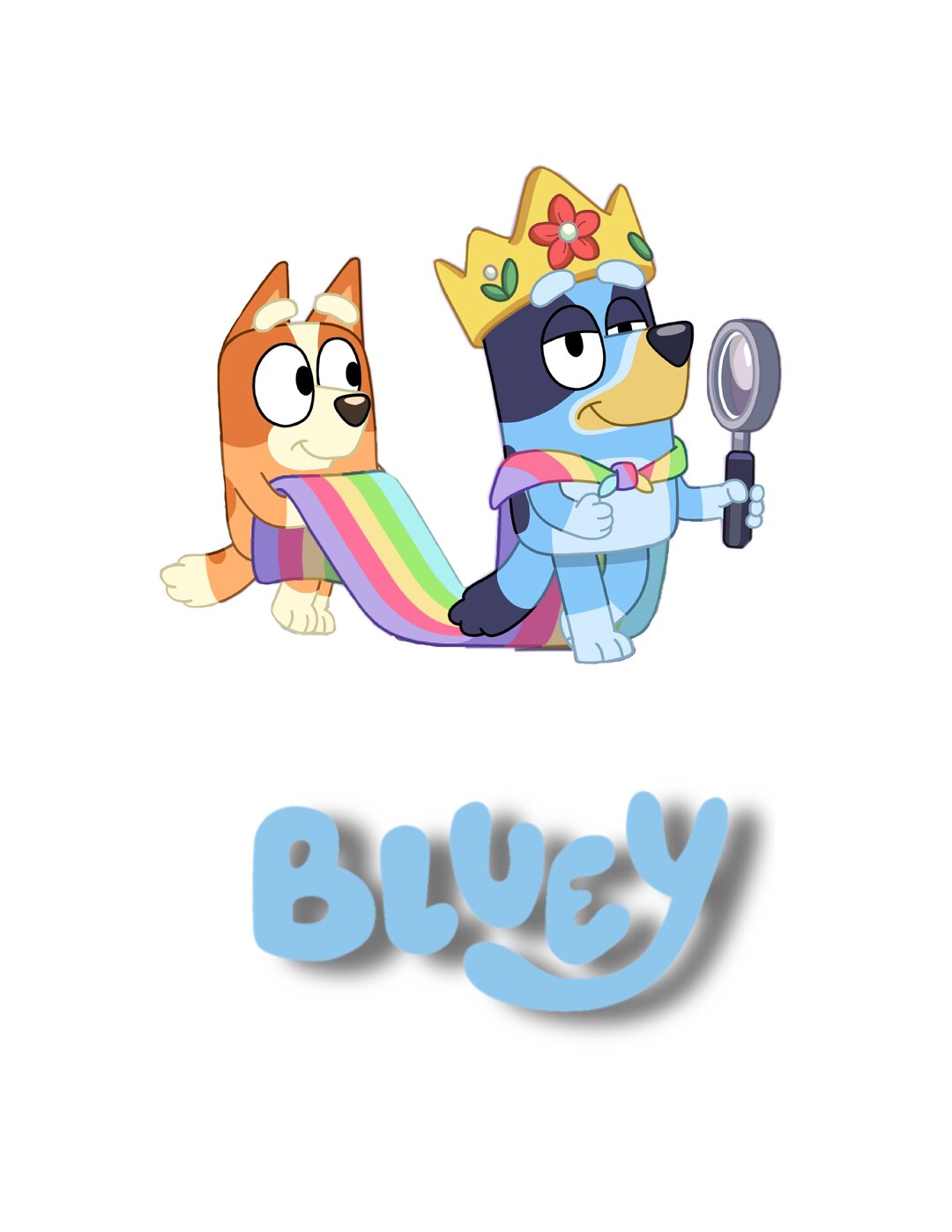 Rain Queen Bluey Descargar PNG y PDF 96 ppp - Etsy España