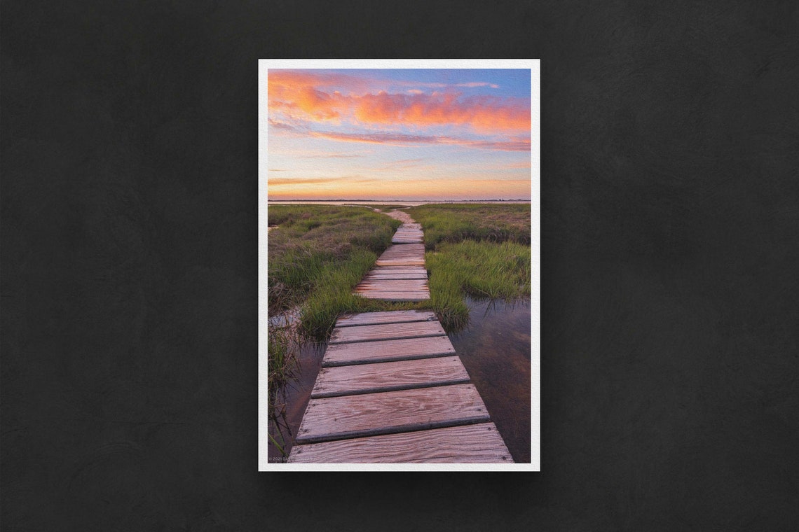 Barnstable Salt Marsh Sunset Print Fine Art Photo of a - Etsy