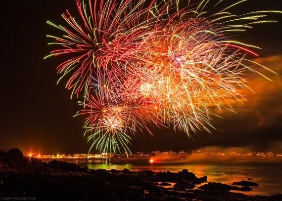 Fireworks Beach Photography