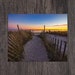 Surf Drive Beach Path Sunset Print Landscape Photo of Sunset Over Surf ...