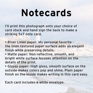 5x7 Note Card Mix and Match - Custom Packs of Landscape Photography ...
