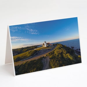 Nobska Lighthouse Note Card / Cape Cod Lighthouse Note Card / Cape Cod ...