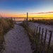 Surf Drive Beach Path Sunset Print Landscape Photo of Sunset Over Surf ...
