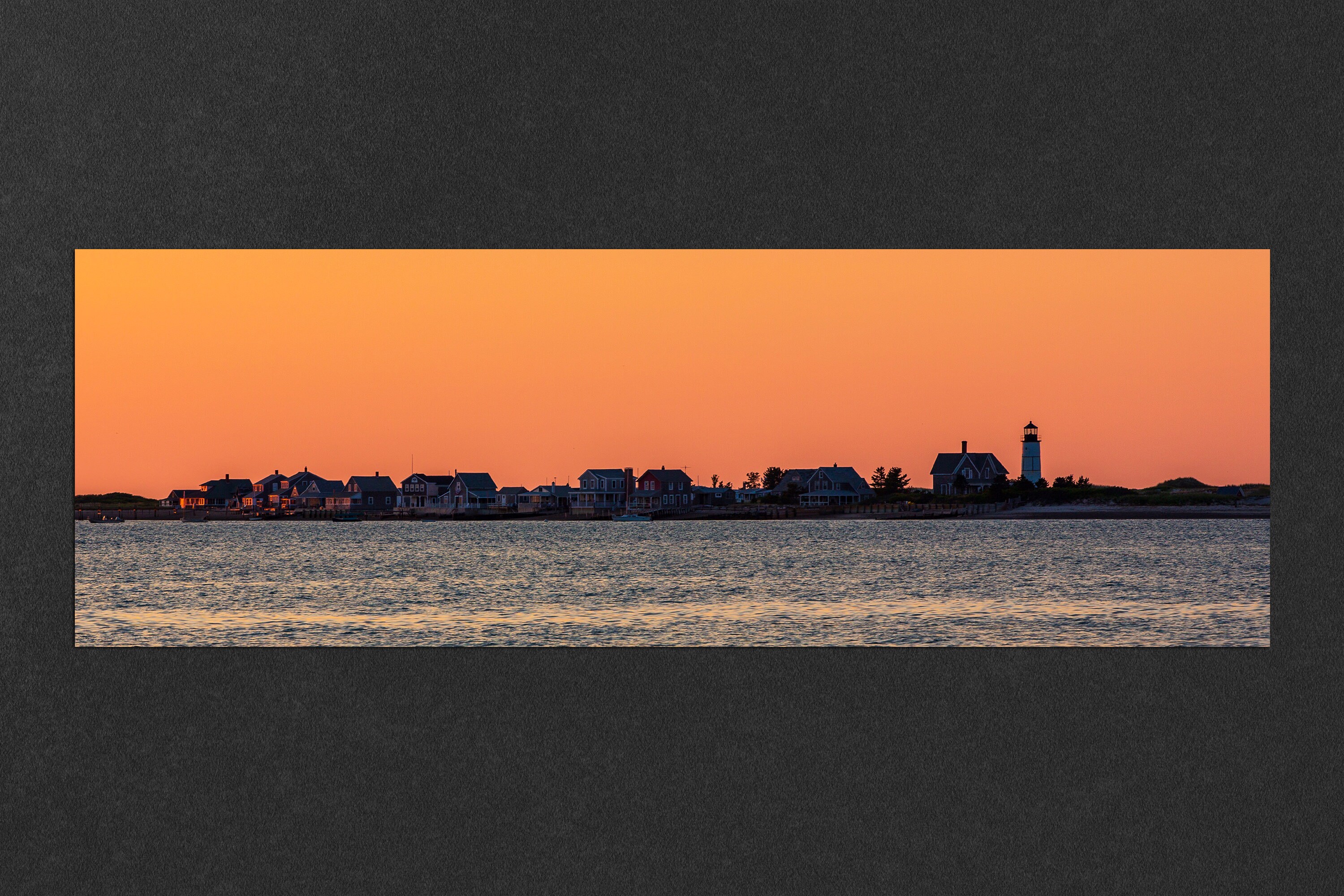 Photography Art & Collectibles Frozen Sunset on Sandy Neck Cape Cod Lighthouse Canvas Wrap ...