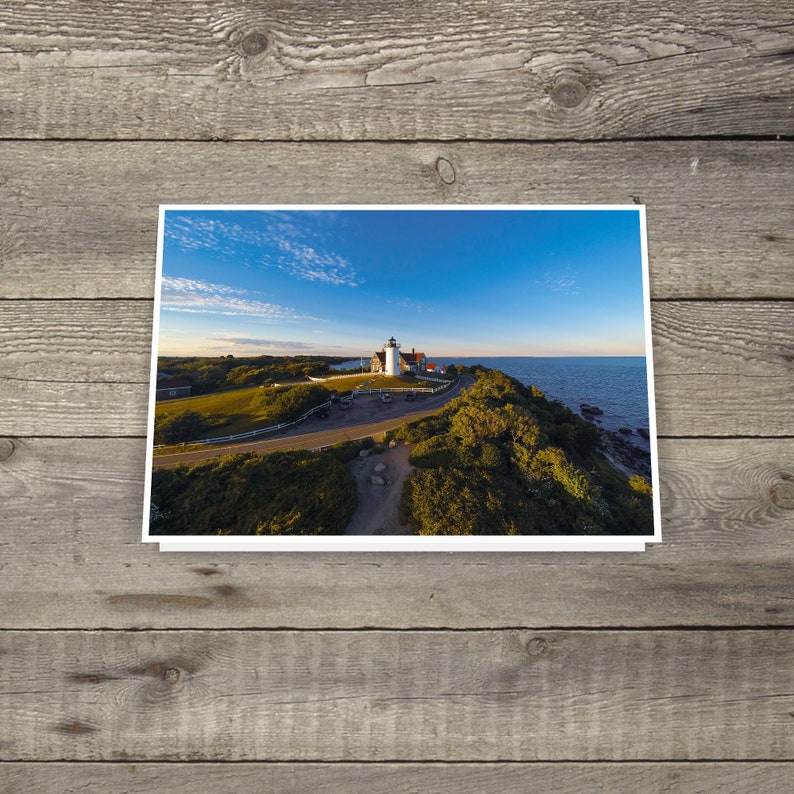 Nobska Lighthouse Note Card / Cape Cod Lighthouse Note Card / - Etsy