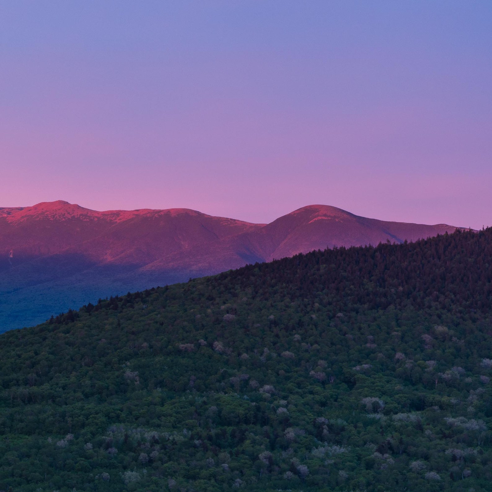 Summer Sunset on Mt Washington Panorama Canvas Wrap gallery - Etsy.de