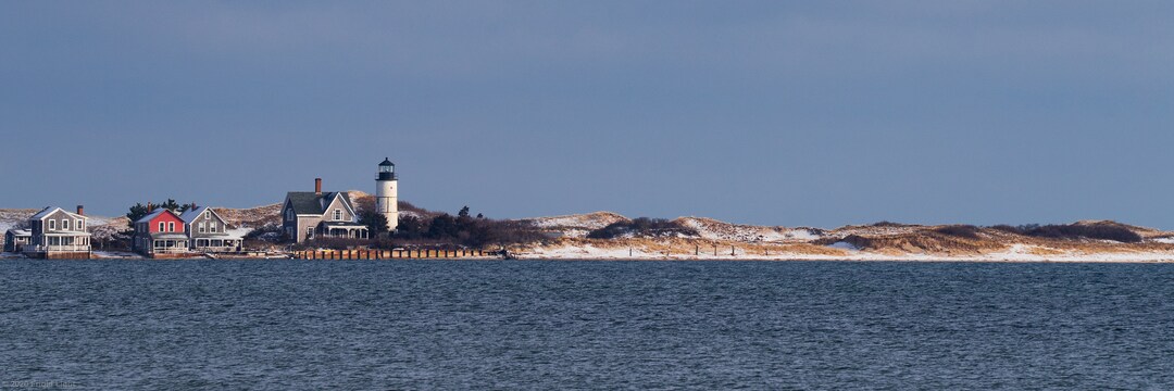 Sandy Neck Lighthouse Winter Panorama / Sandy Neck Lighthouse Photo ...