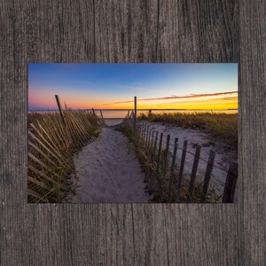 Surf Drive Beach Path Sunset Print - Landscape Photo of Sunset Over ...
