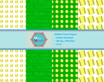 Softball Scrapbook | Etsy