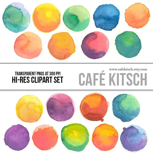 Watercolor Rainbow Frames Watercolor Rainbow Frames Rainbow | Etsy