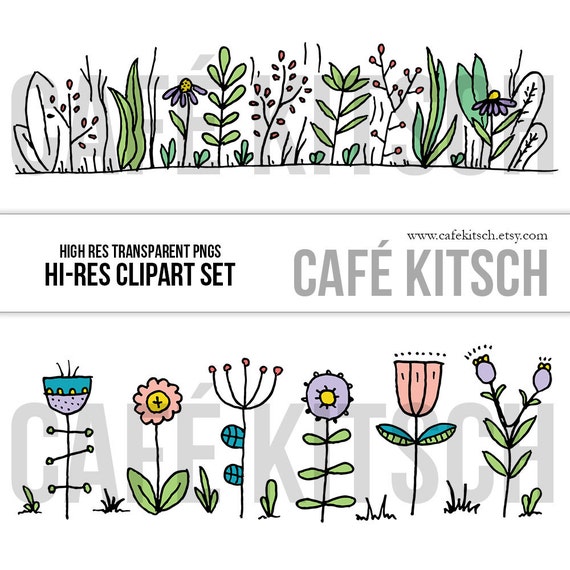 Doodle Border Flower