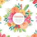 Fernanda Watercolor Flowers Clipart Hi Res Printable Hand Painted ...