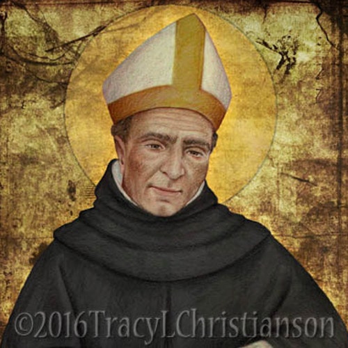 St. Audrey etheldreda Art Print Catholic Patron Saint - Etsy