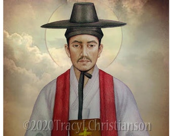 Saint Andrew Kim Taegon Poster Print. St. Andrew Kim Wall Art. First ...