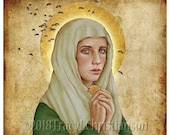 St. Abigail Art Print Patron of Beekeepers - Etsy