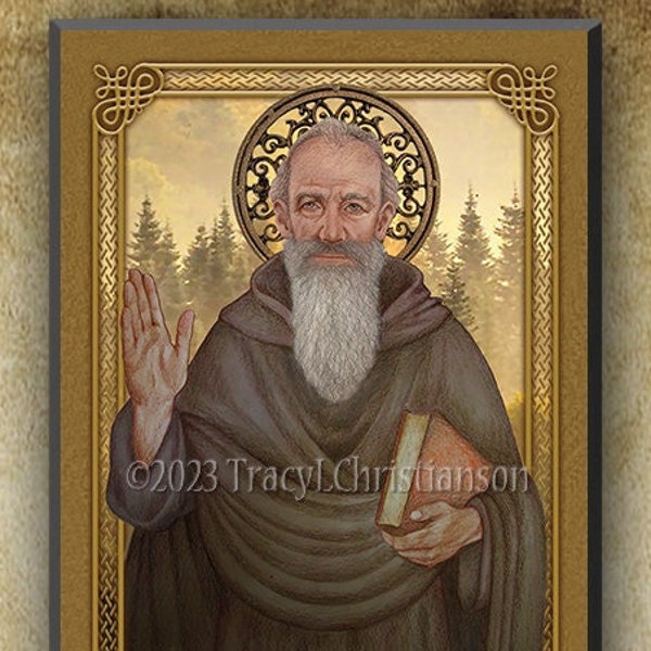 St. Titus Wood Icon & Holy Card GIFT SET for Confirmation, Graduation ...