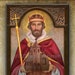 St. Henry II Wood Plaque & Holy Card GIFT SET, King of Germany and Holy ...