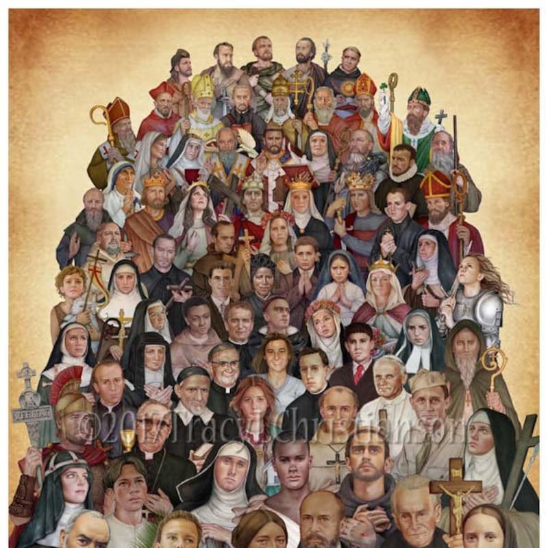 All Saints Day Poster - Etsy
