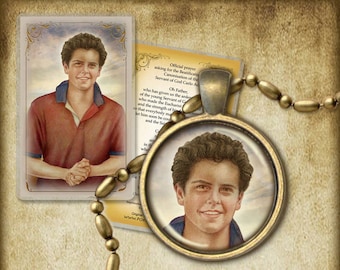 Bl. Rolando Rivi Pendant and Holy Card GIFT SET for | Etsy