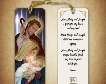 Catholic Bookmark - Etsy
