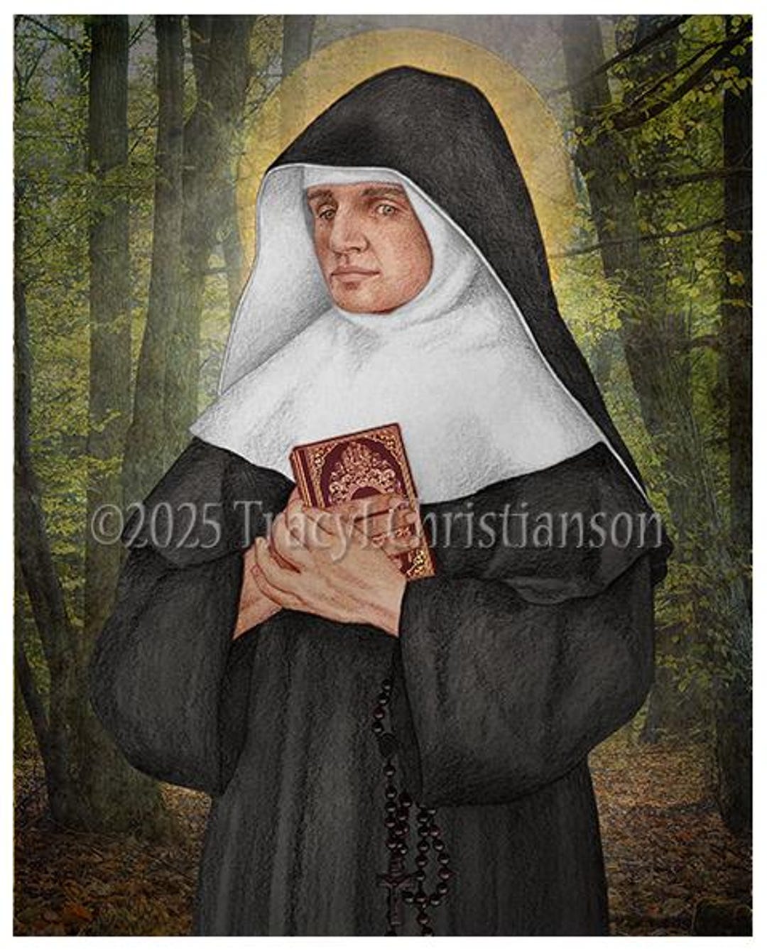 Adele Brise Art Print/picture Catholic Seer of Our Lady of Champion ...