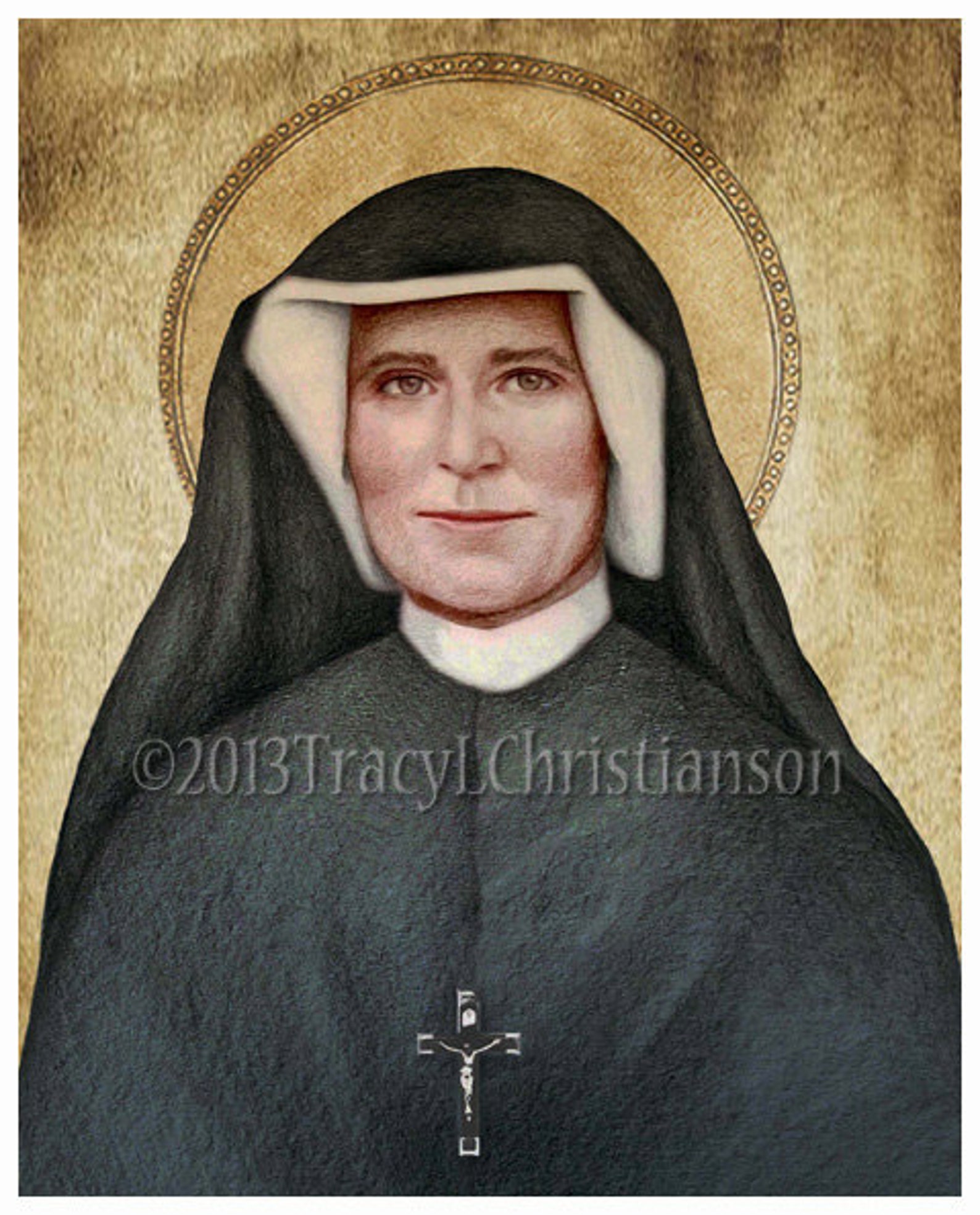 St. Faustina Catholic Patron Saint of Divine Mercy Fine Art - Etsy