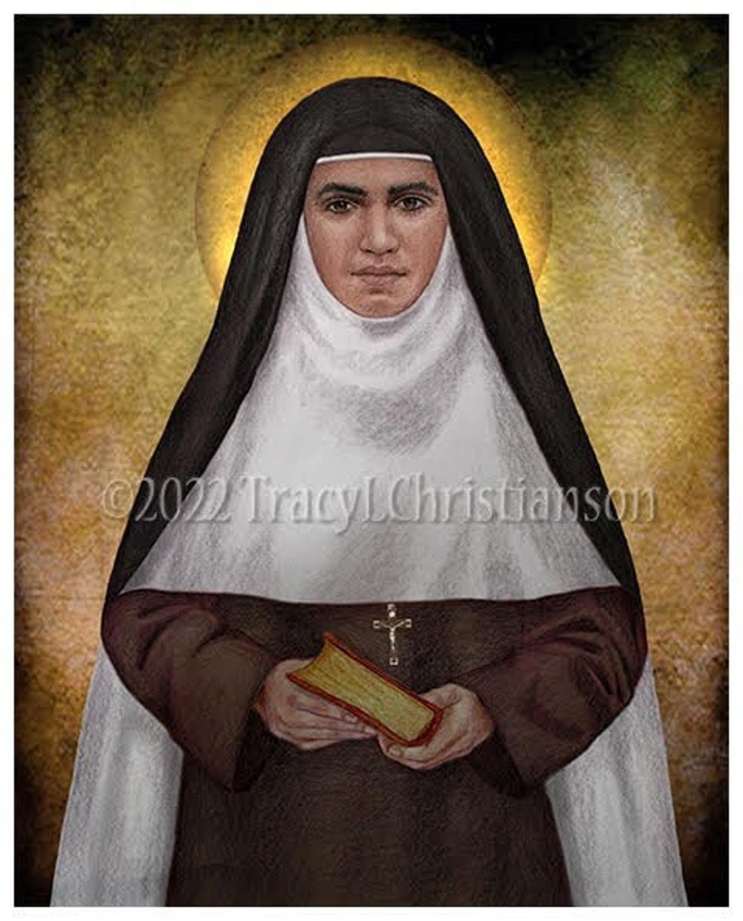 St. Alphonsa of the Immaculate Conception Catholic Saint Art Print ...