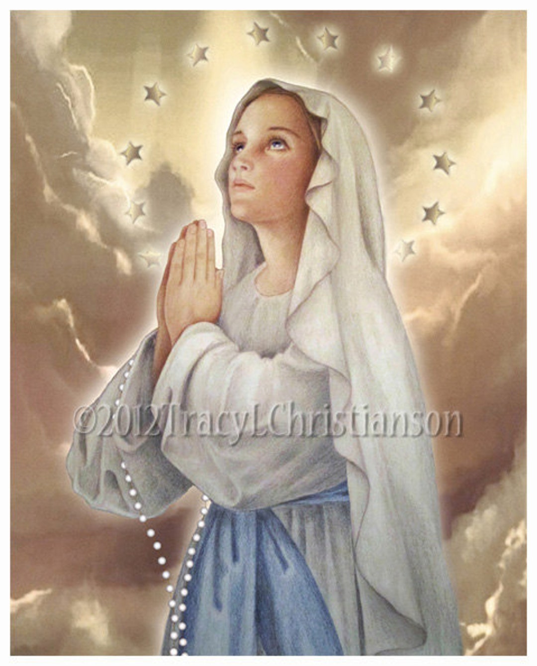 The Immaculate Conception, Virgin Mary Fine Art Print - Etsy