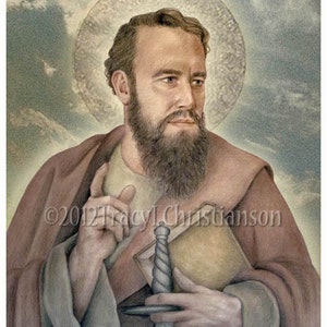 St. Paul the Apostle Catholic Fine Art Print - Etsy