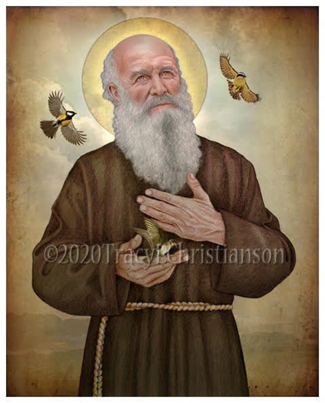 St. Conrad of Piacenza Catholic Art Print - Etsy
